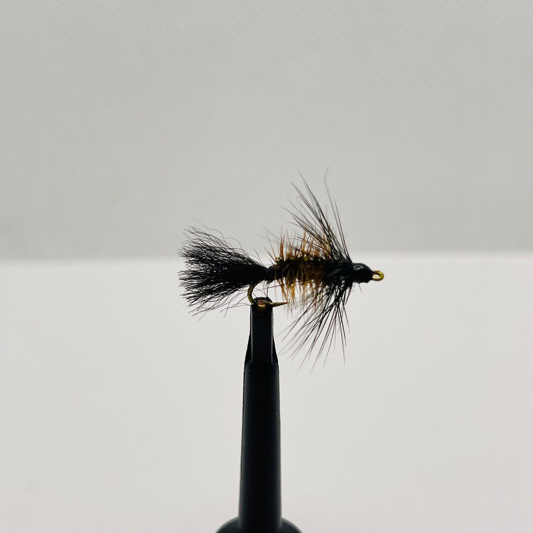 6 Mini Bagger Dry Flies Fly Fishing Hook 16 Long Custom Made in USA - Etsy