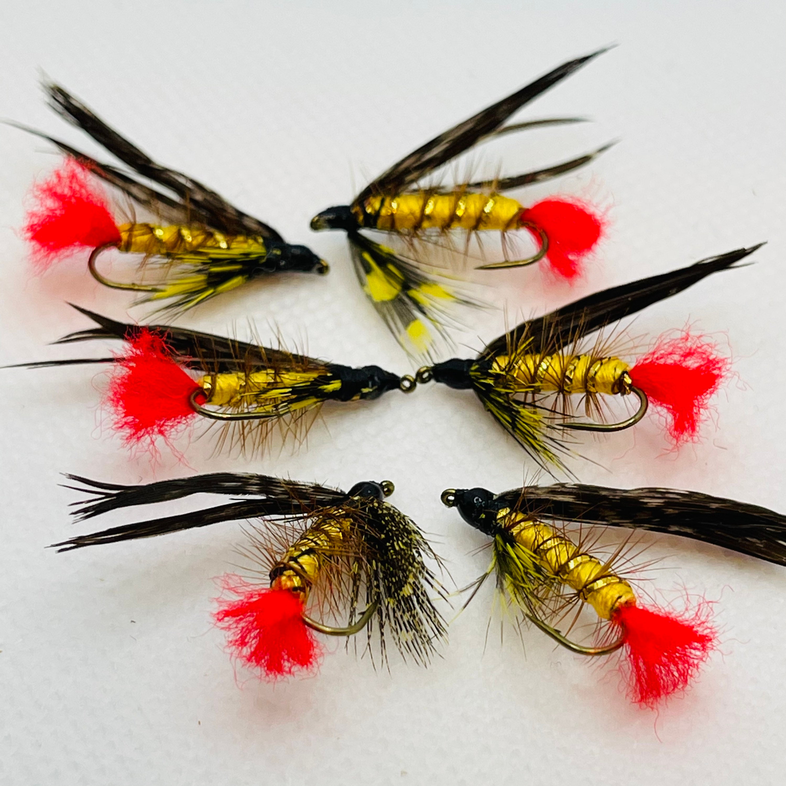 6 Invicta Red Tailed Wet Flies Fly Fishing Hook Size 10 - Etsy UK