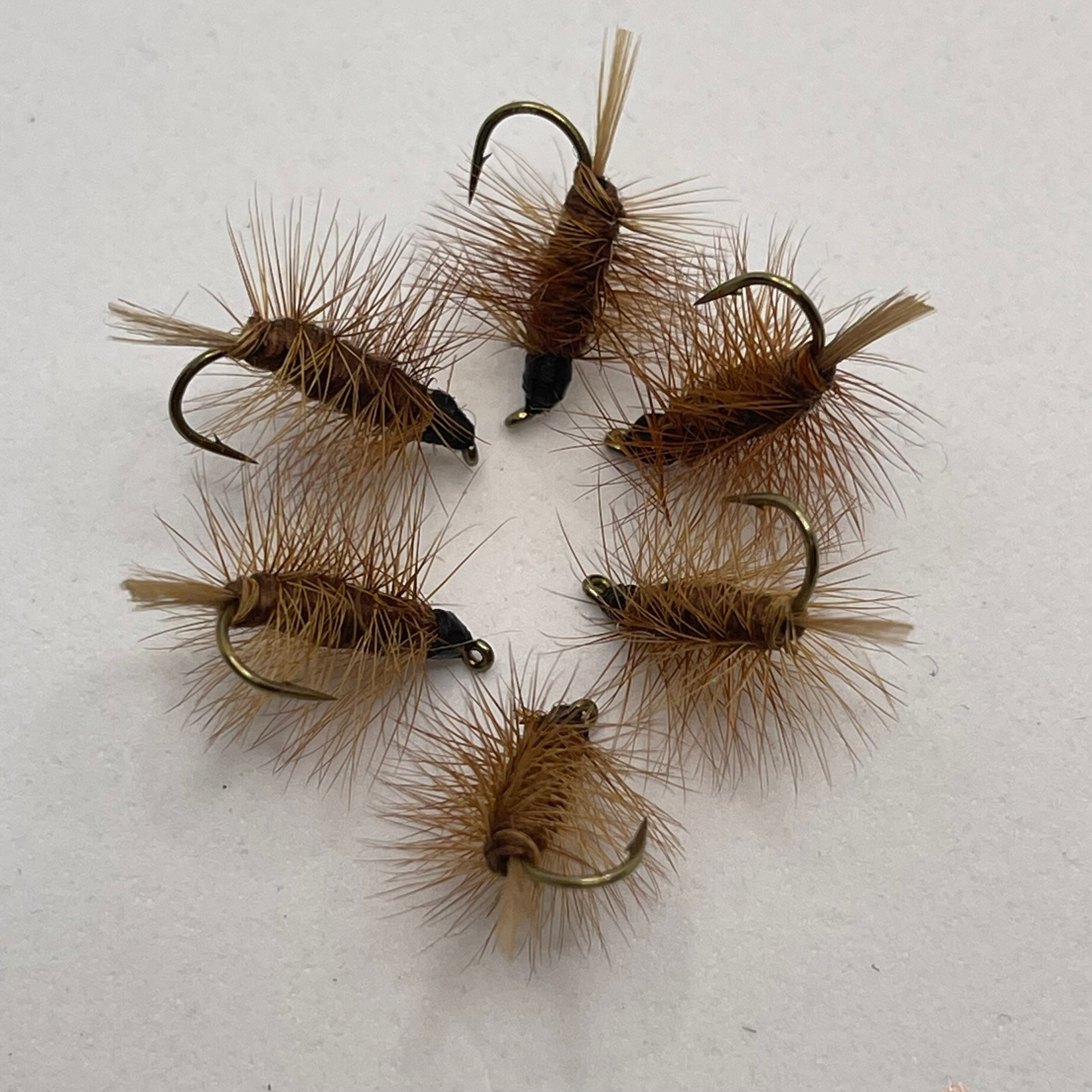 6 Crackleback Woolly Flies Weighted Fly Fishing Hook 12 Custom Made in ...