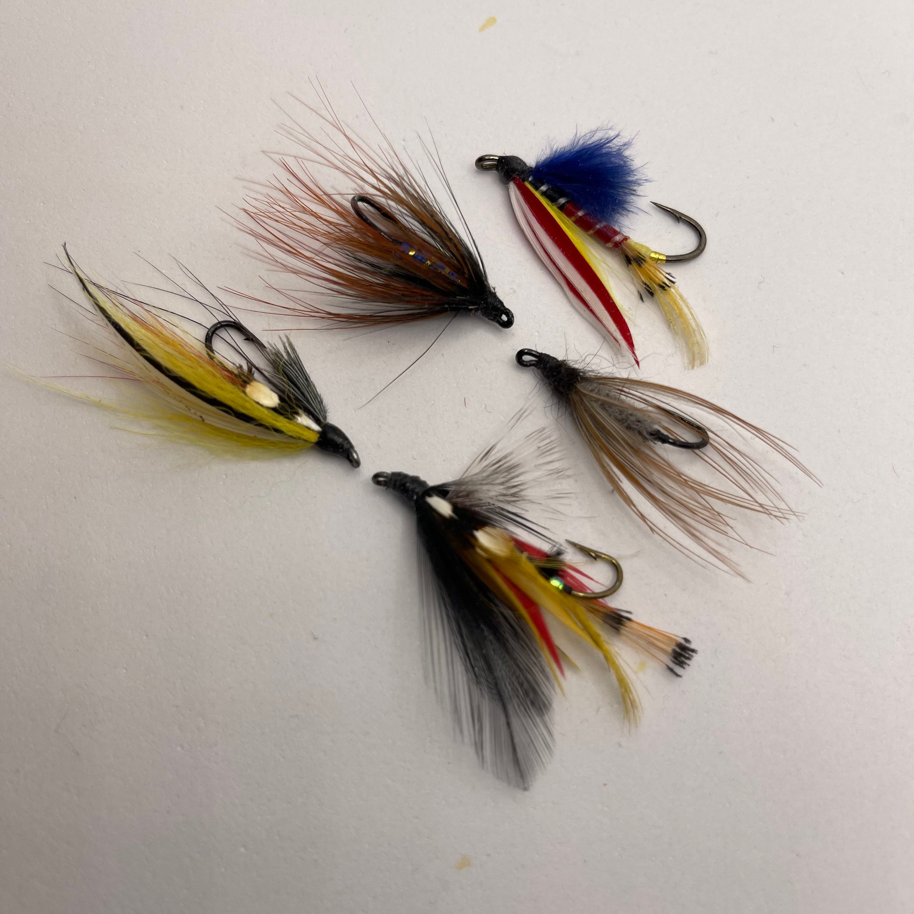 5 Salmon Flies Fishing Fly Hook 6,8,10 Custom Hand Made in USA - Etsy