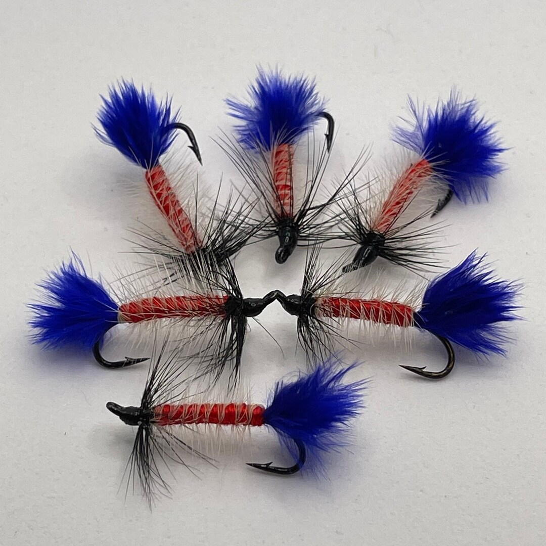 6 Wooly Bugger Flies Hook Size 10 Custom Hand Made in USA - Etsy