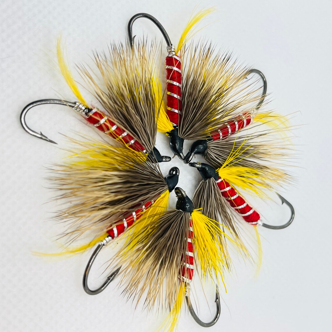 6 Salmon Flies Fishing Fly Hook 6 Custom Hand Made in USA - Etsy