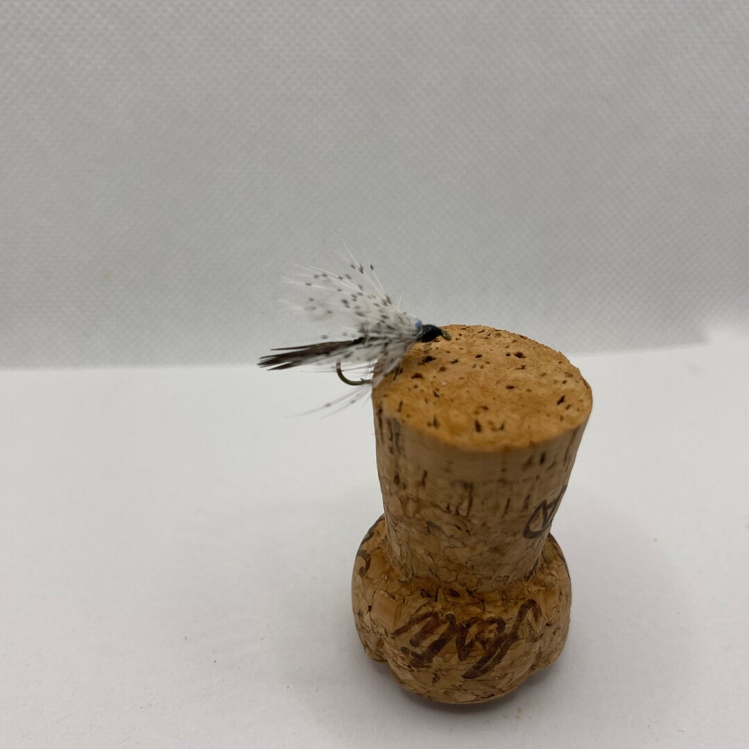 6 Badger Spider Dry Flies Fly Fishing Hook 12 Hand Made Custom in USA ...