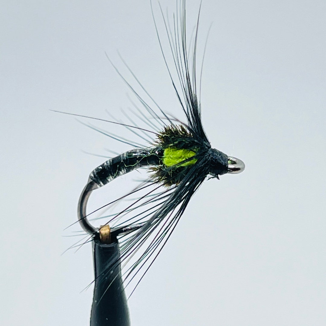 6 Blushing Buzzer Trout Flies Fly Fishing Hook 8 Hand Made Custom in ...