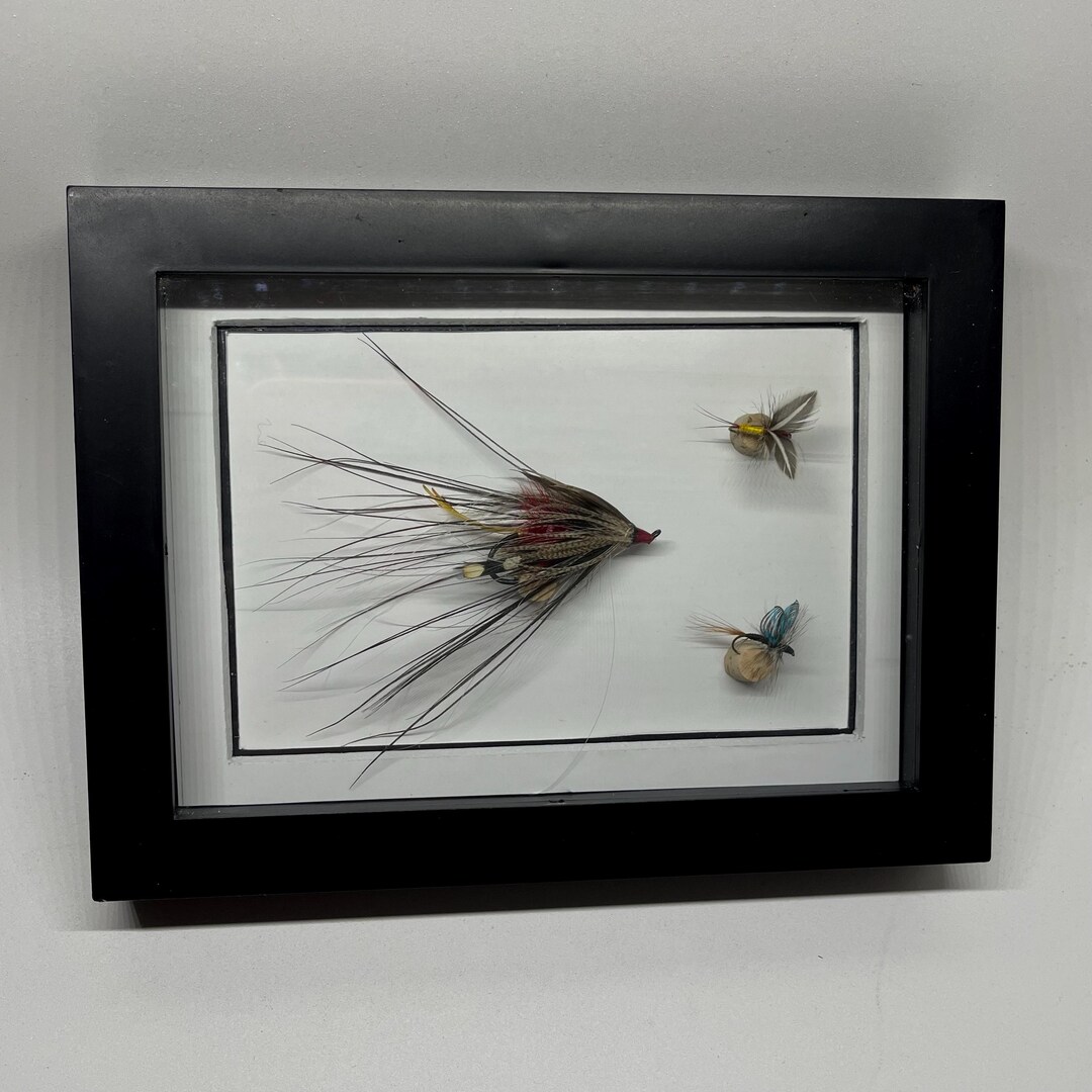 The Fly Wood Frame With 8#x6# Custom Fly Hand Made in USA - Etsy