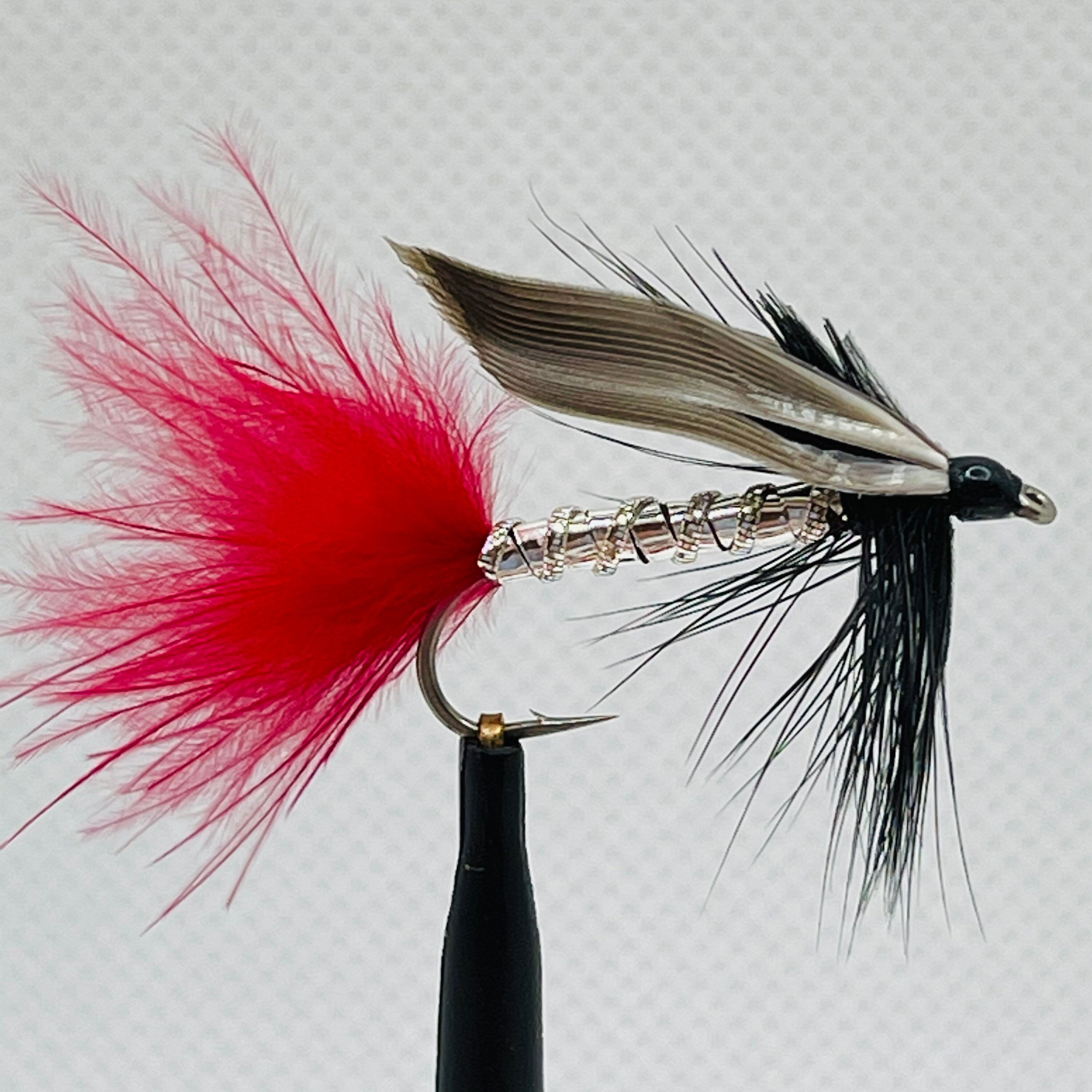 6 Bloody Butcher Wet Flies Fly Fishing Hook tamaño 8 personalizado ...