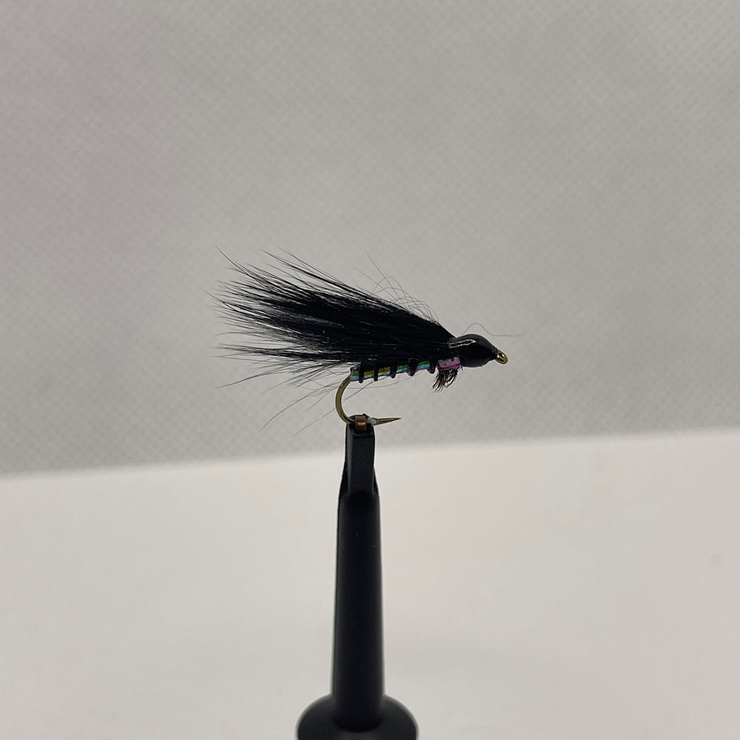 6 Pearly Cormorant Trout Flies Fly Fishing Hook Size 10 Custom Hand Made in USA - Etsy