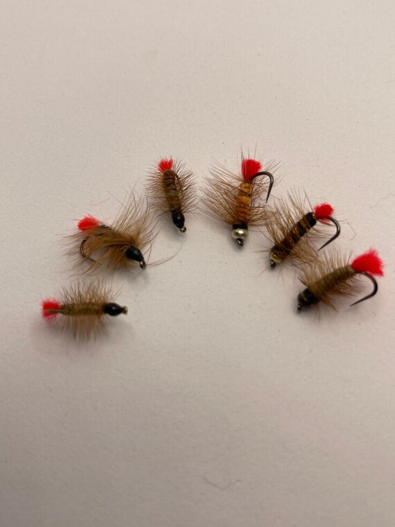 6 Crackleback Woolly Flies Fly Fishing Hook 12 Custom Made in - Etsy
