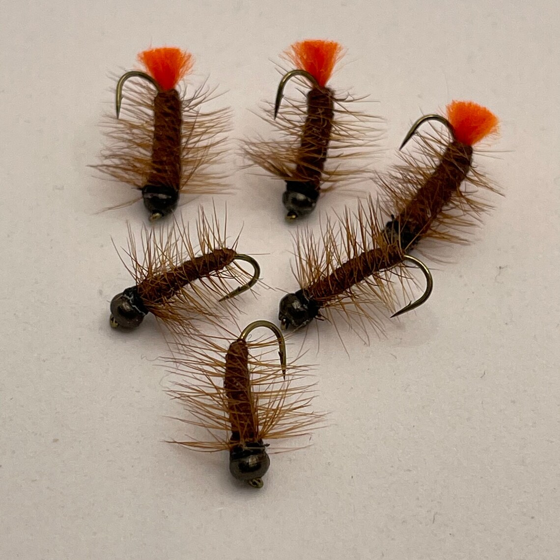 6 Bead-head Crackleback Woolly Flies Fly Fishing Hook 12 Custom Made in ...