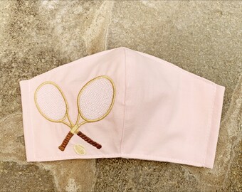 Tennis Themed Mask | Etsy
