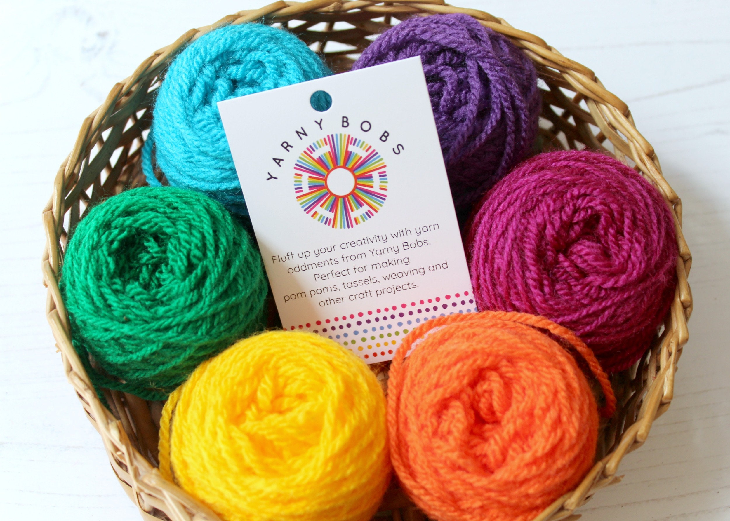 60g of Jewel Yarn Oddments | Pom Pom Kit UK, Crafts, Weaving, French ...
