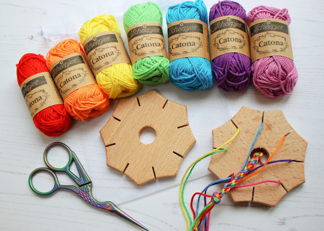 Wooden Braiding Star Starter Kit | Craft Kits for Kids UK, DIY Kit ...