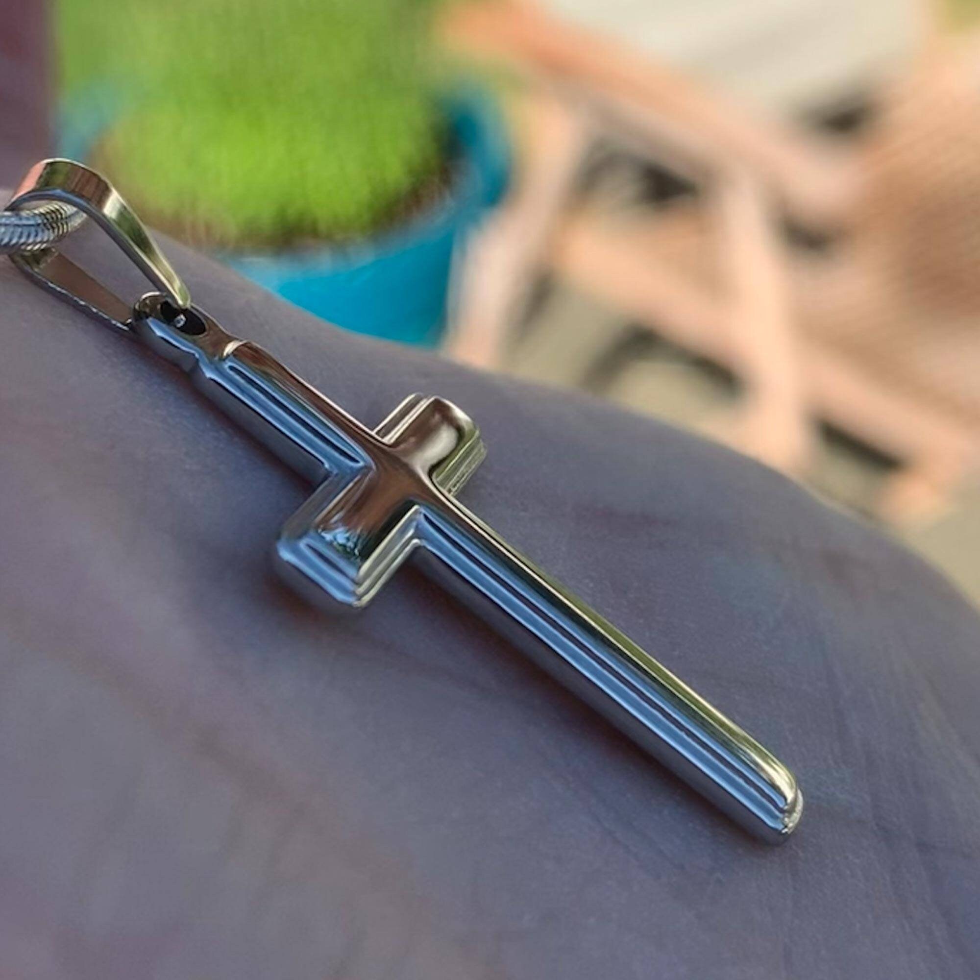 Engraved Corrections Officer Cross Necklace, Personalized Present for ...