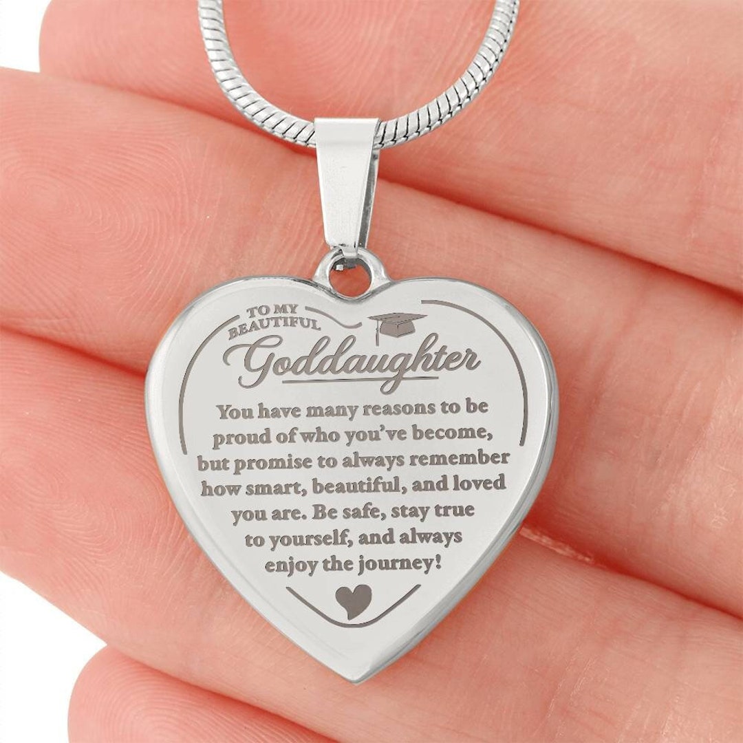 Goddaughter Graduation Necklace Gift - Etsy