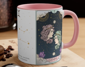 Gemini Constellation Mug Gemini Zodiac Mug Celestial Coffee - Etsy