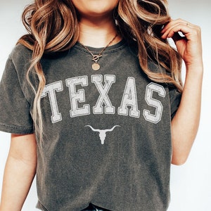 Texas Comfort Colors Shirt Vintage Texas Shirt Texas Fan - Etsy
