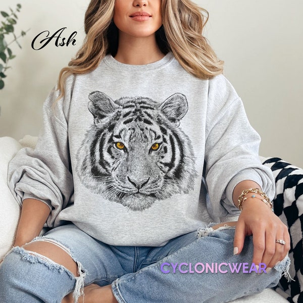 Tiger Sweatshirt - Etsy