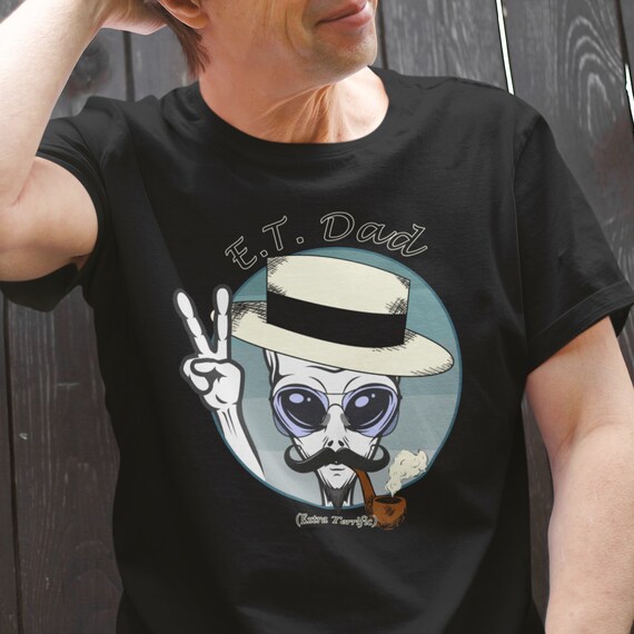 Alien Dad Shirt Fathers Day Gift Funny Alien T Shirt Gift - Etsy