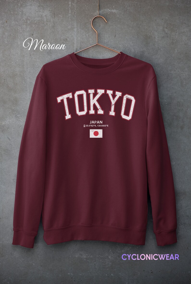 Vintage Style Tokyo Sweatshirt, Japan Sweater, Tokyo Family Vacation ...