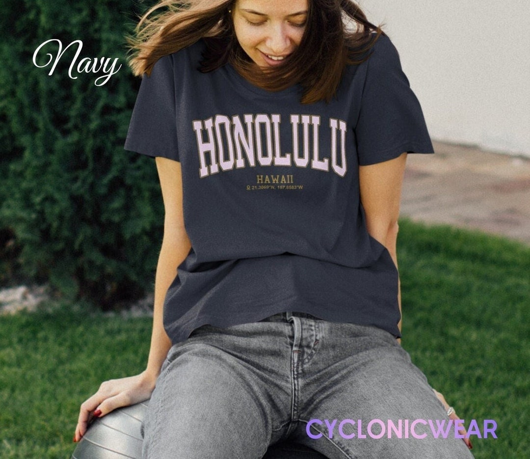 Vintage Style Honolulu Shirt, Hawaii Lover Gift, Family Vacation Tshirt ...