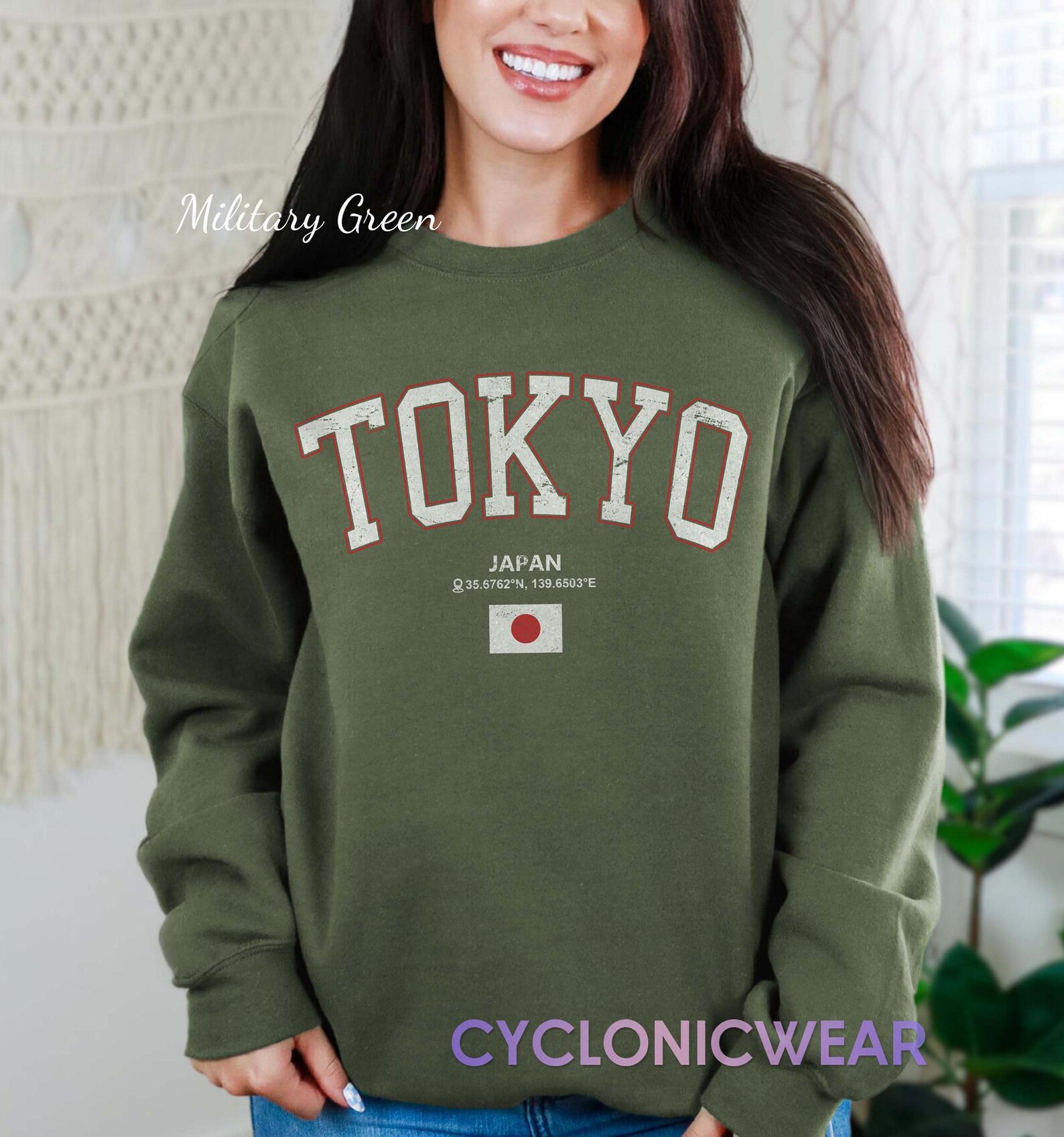 Vintage Style Tokyo Sweatshirt, Japan Sweater, Tokyo Family Vacation ...