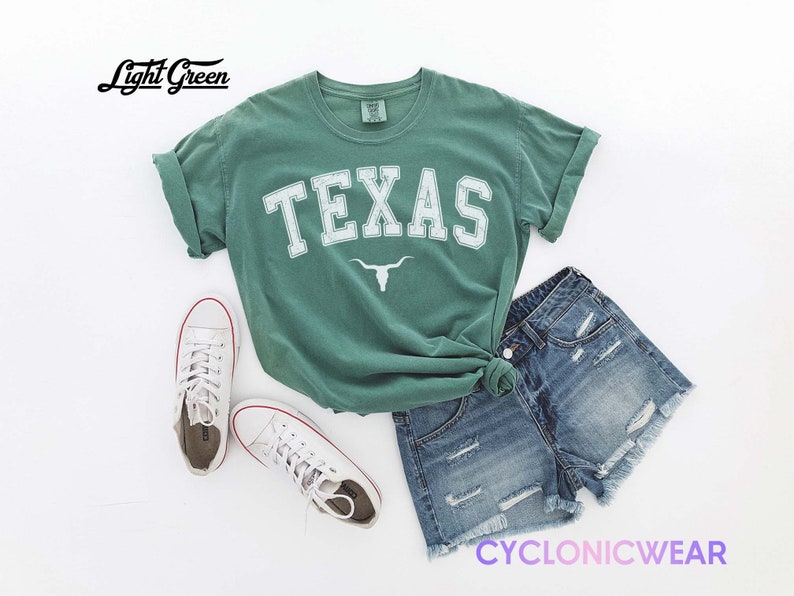 Texas Comfort Colors Shirt Vintage Texas Shirt Texas Fan - Etsy