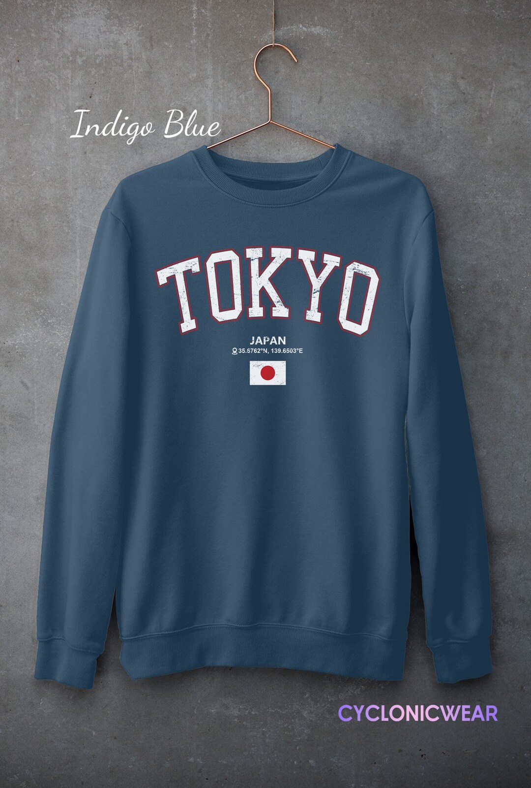 Tokyo Japan Sweatshirt Vintage Style Tokyo Sweater Japan - Etsy