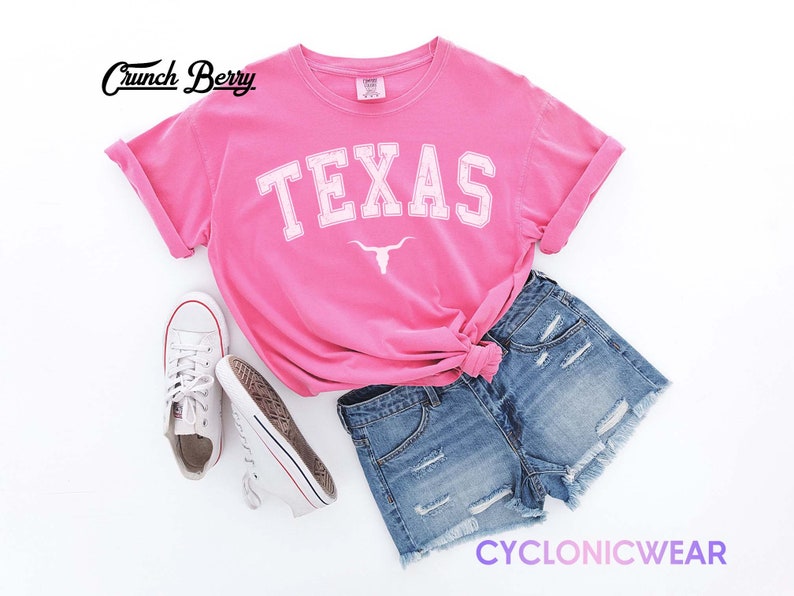 Texas Comfort Colors Shirt Vintage Texas Shirt Texas Fan - Etsy