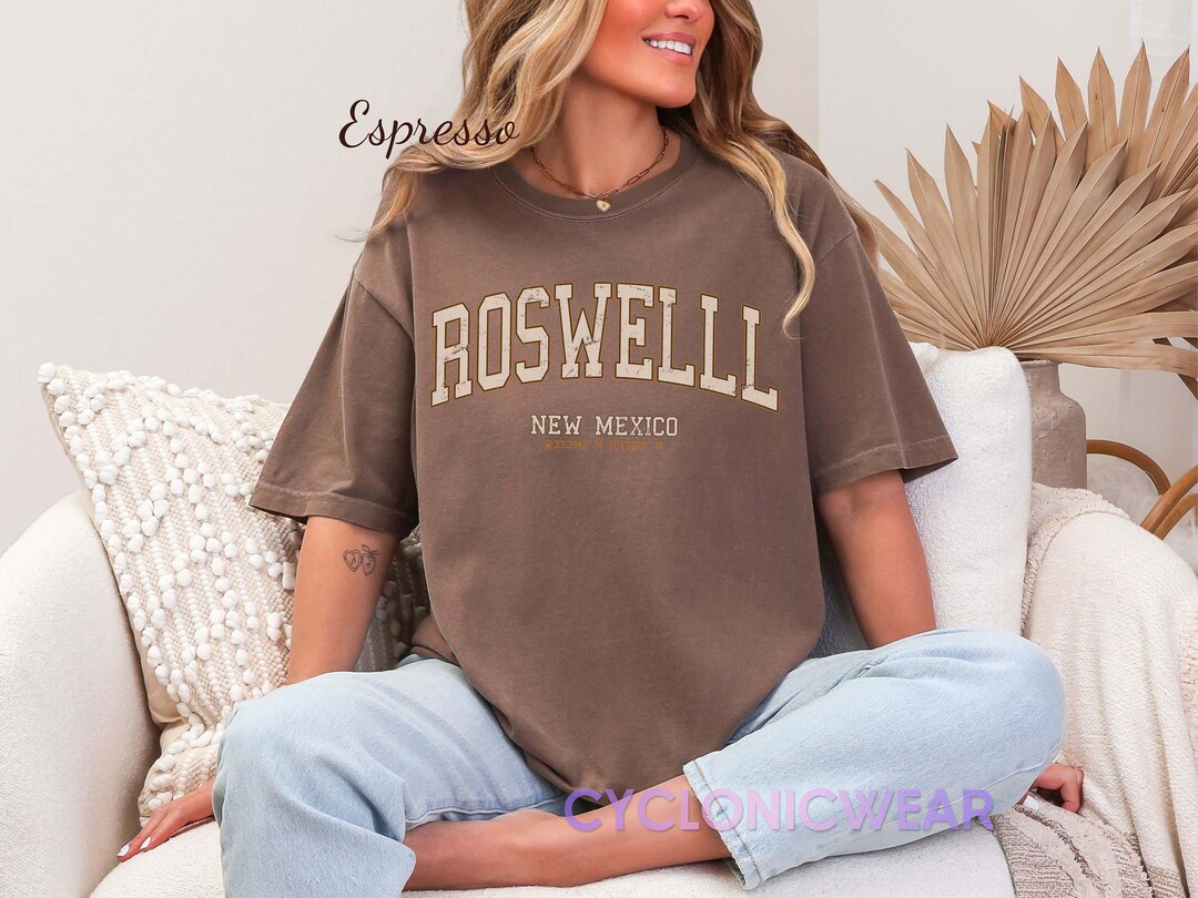 Roswell Shirt, Vintage New Mexico Comfort Colors Tee, Retro Distressed ...