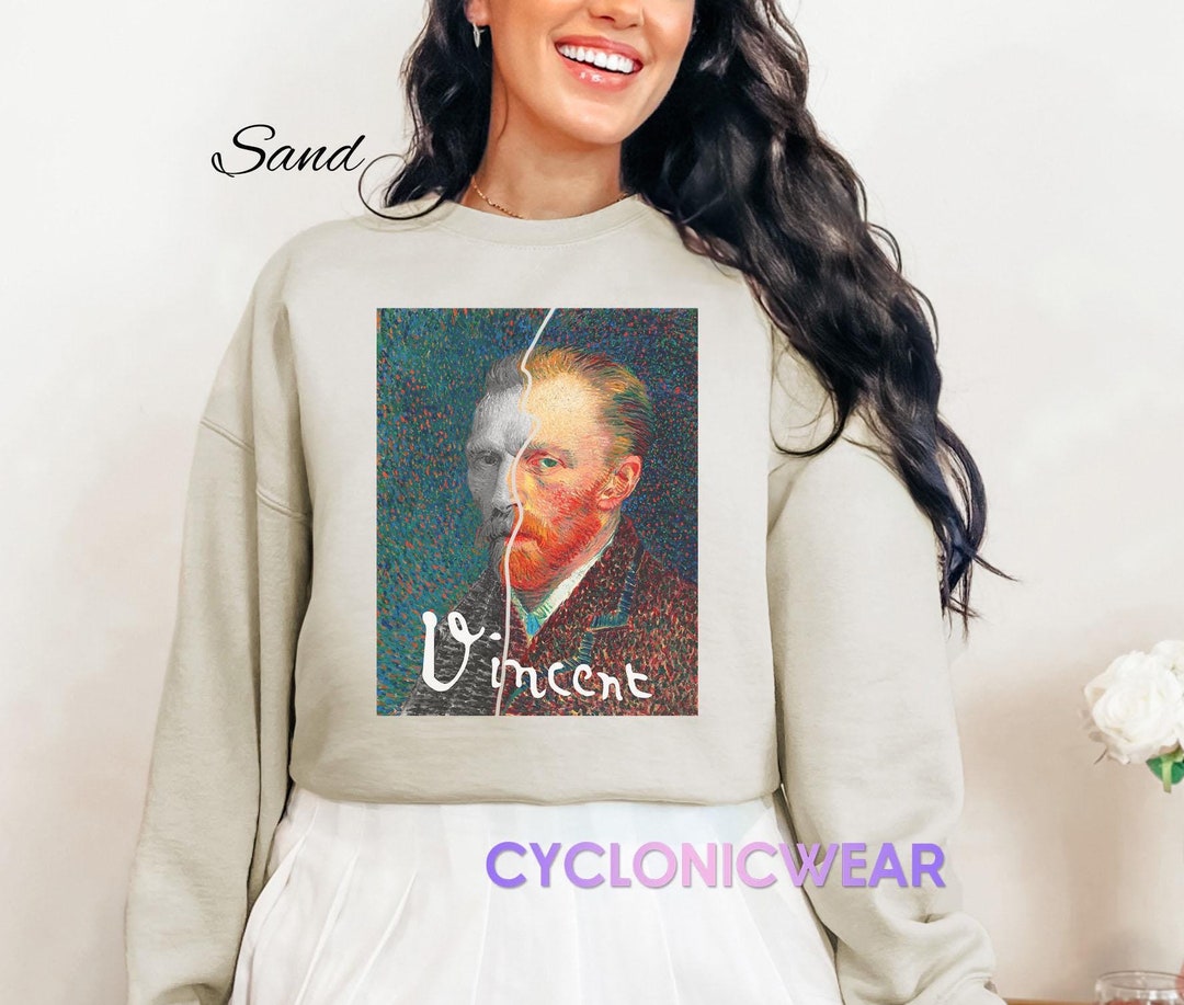 Vincent Van Gogh Sweatshirt, Famous Artist Sweater, Art Lover Gift ...