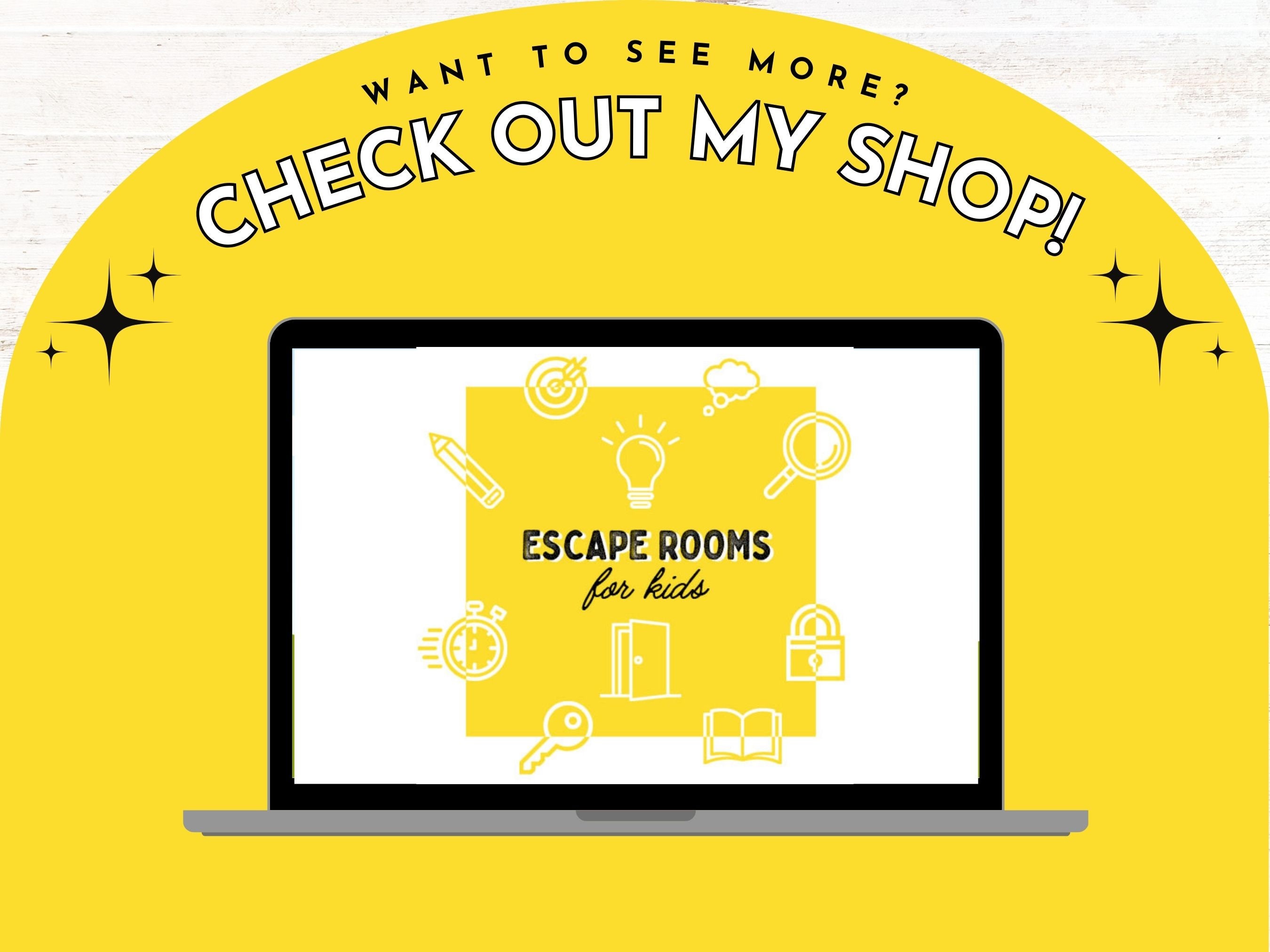 Printable Escape Room Fun Activity for Kids, Elementary Children's ...