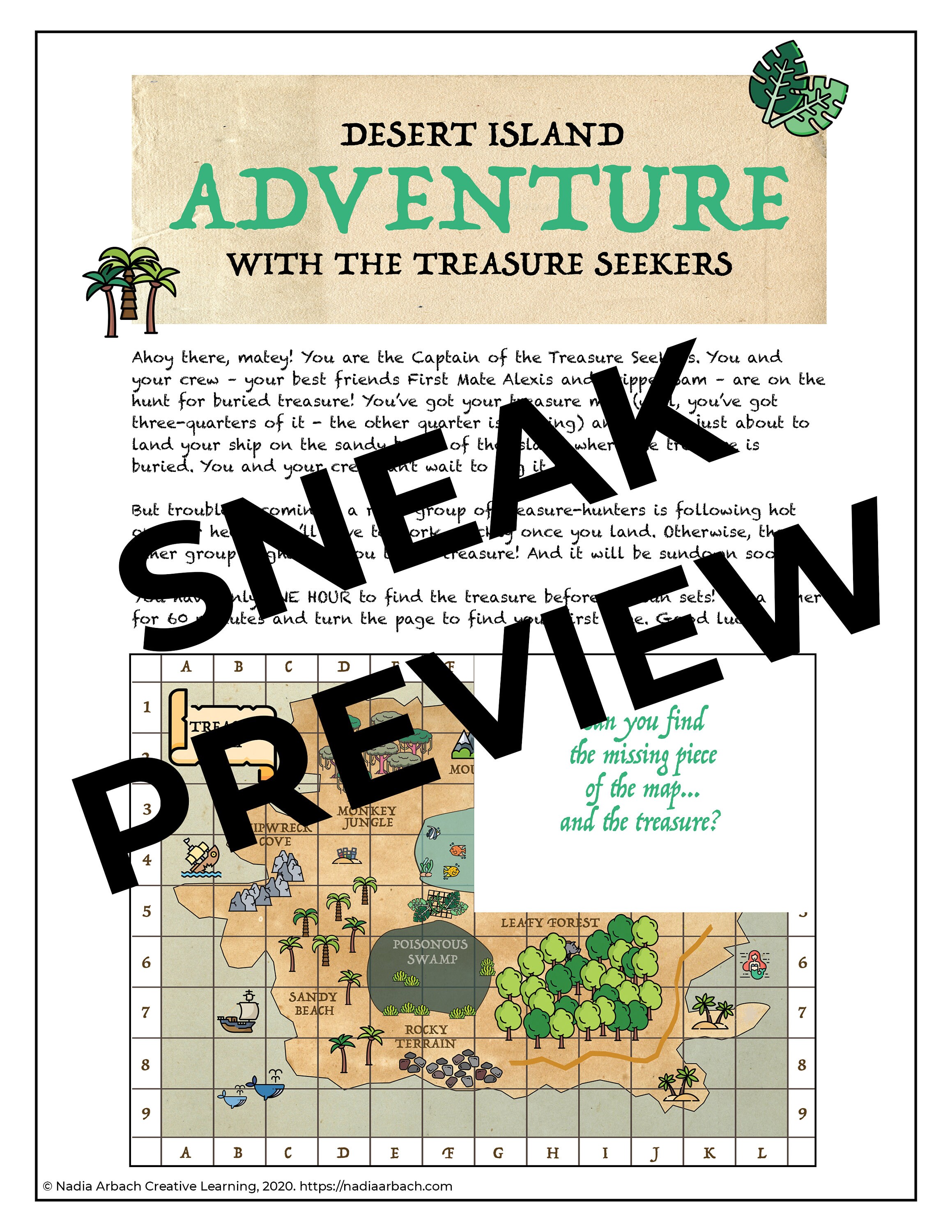 Buy US Version Escape Room for Kids Desert Island Adventure With the ...