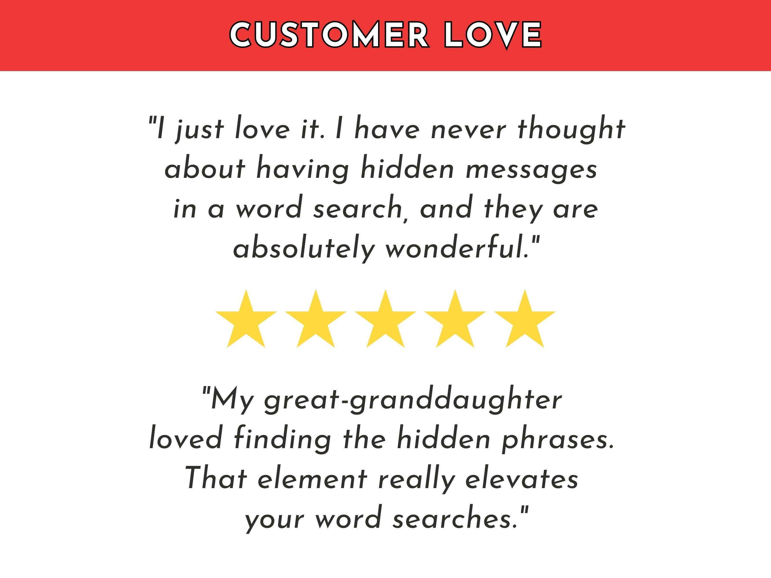 Christmas Word Search Puzzles With Fun Hidden Messages | Holiday Word ...