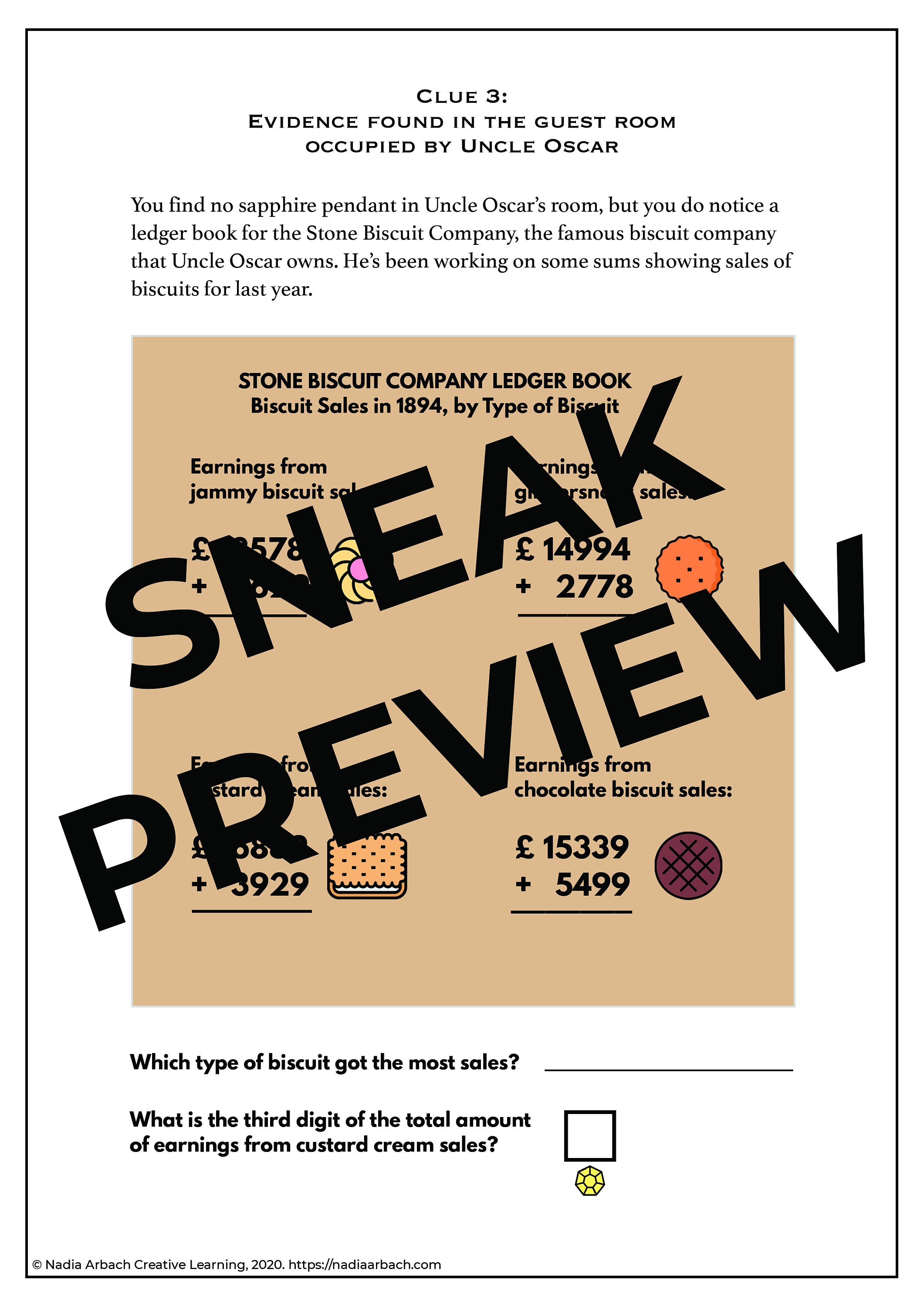 Printable Escape Room Fun Activity for Kids, Elementary Children's ...