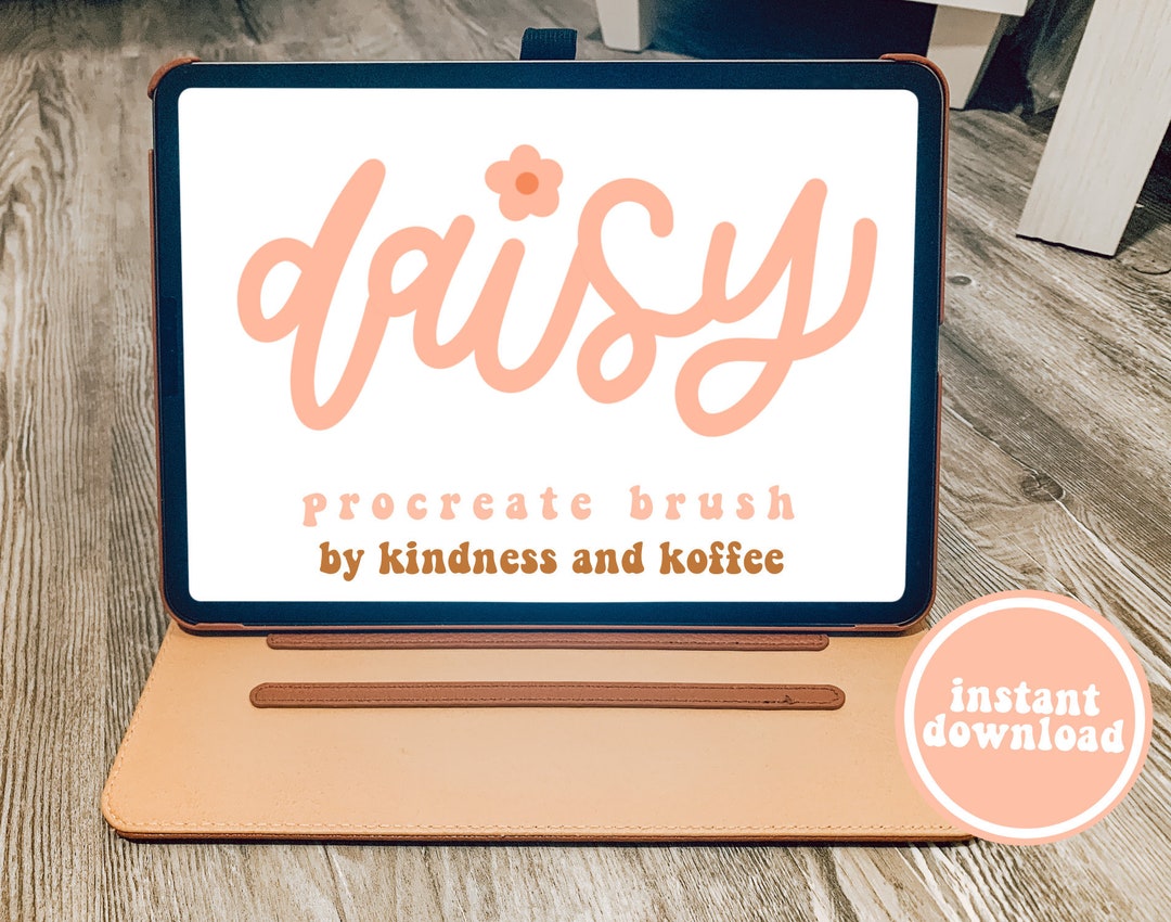 Daisy Procreate Brush for Lettering and Drawing / for Procreate App ...
