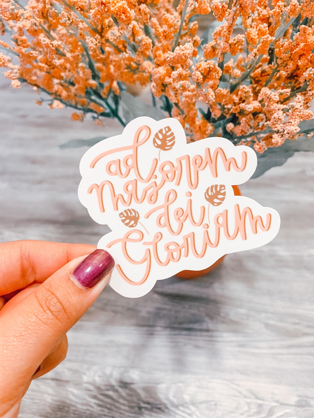 AMDG Decal / for Greater Glory of God / Catholic - Etsy