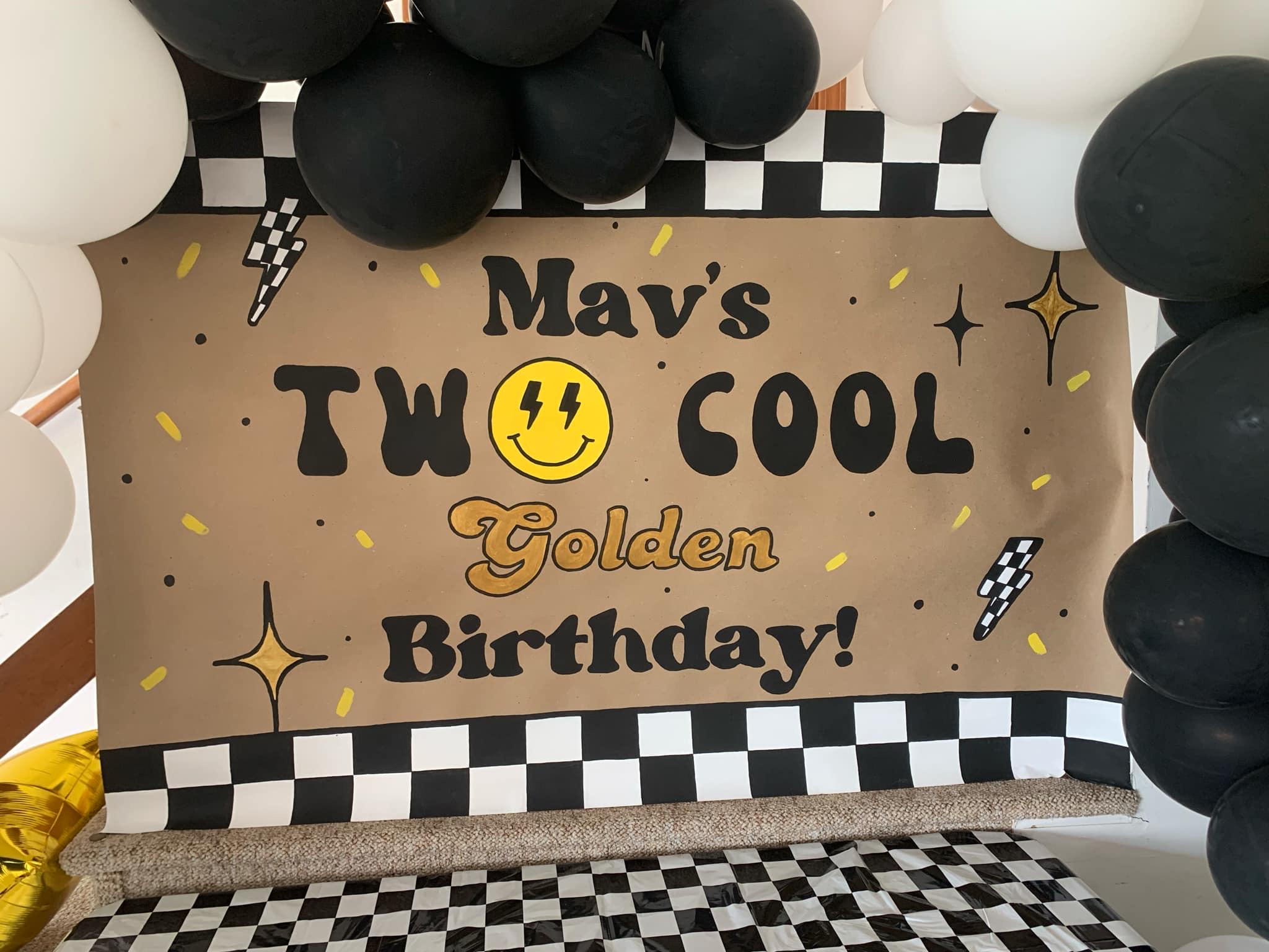 Custom Hand Painted Banner Birthday Edition - Etsy