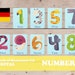 PRINTABLE MONTESSORI CARDS With Numbers in German for Home Studying ...