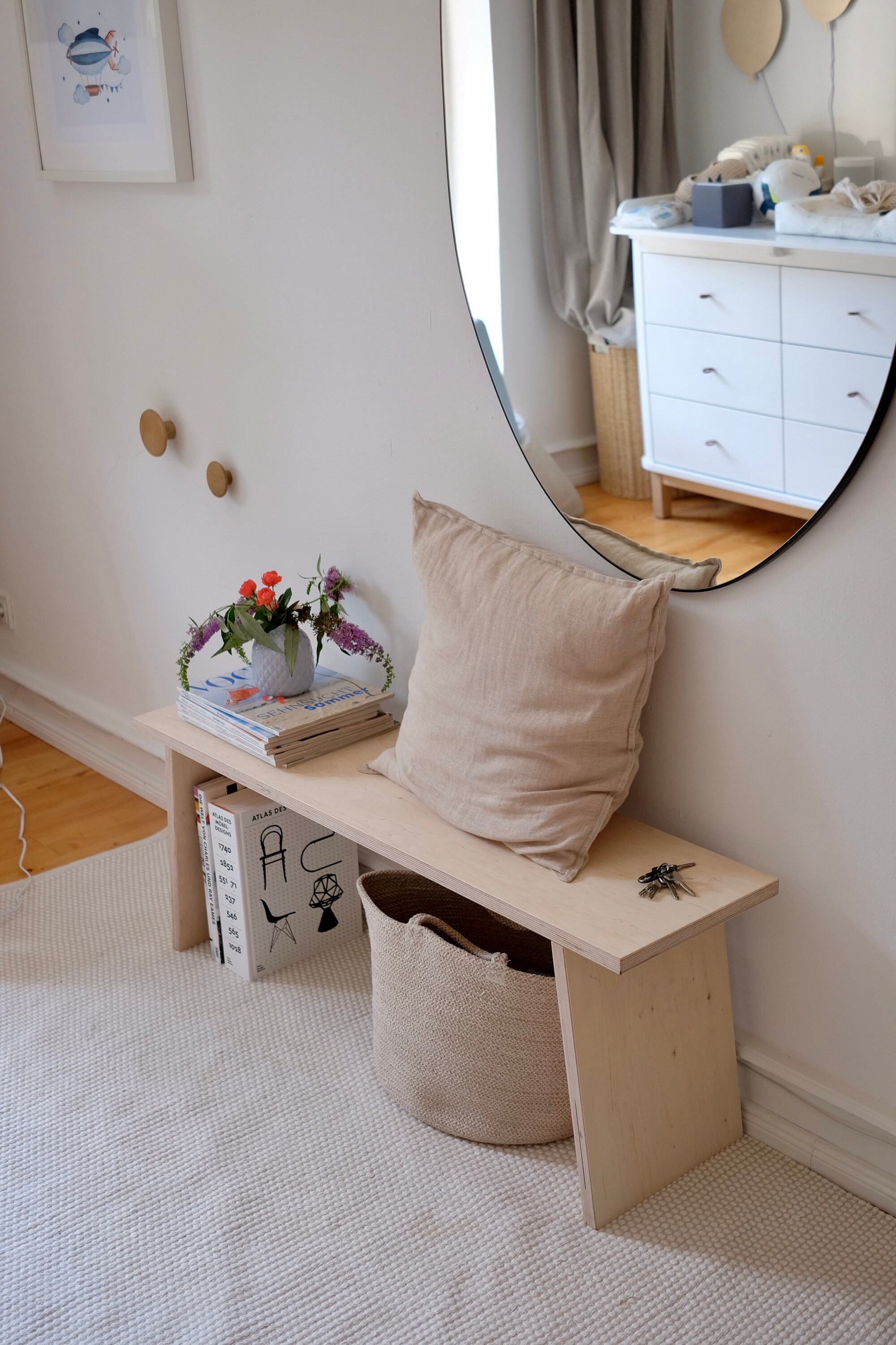 Bench Wardrobe Bench Children's Bench Made of Multiplex - Etsy