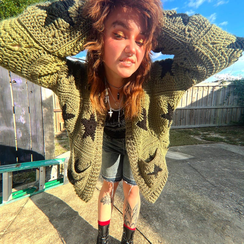 Grunge Sweater - Etsy