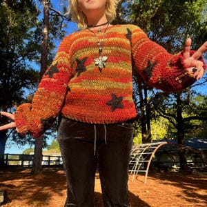 November Nights Sweater | Midwest Emo Coraline Inspired Sweater. Grunge ...