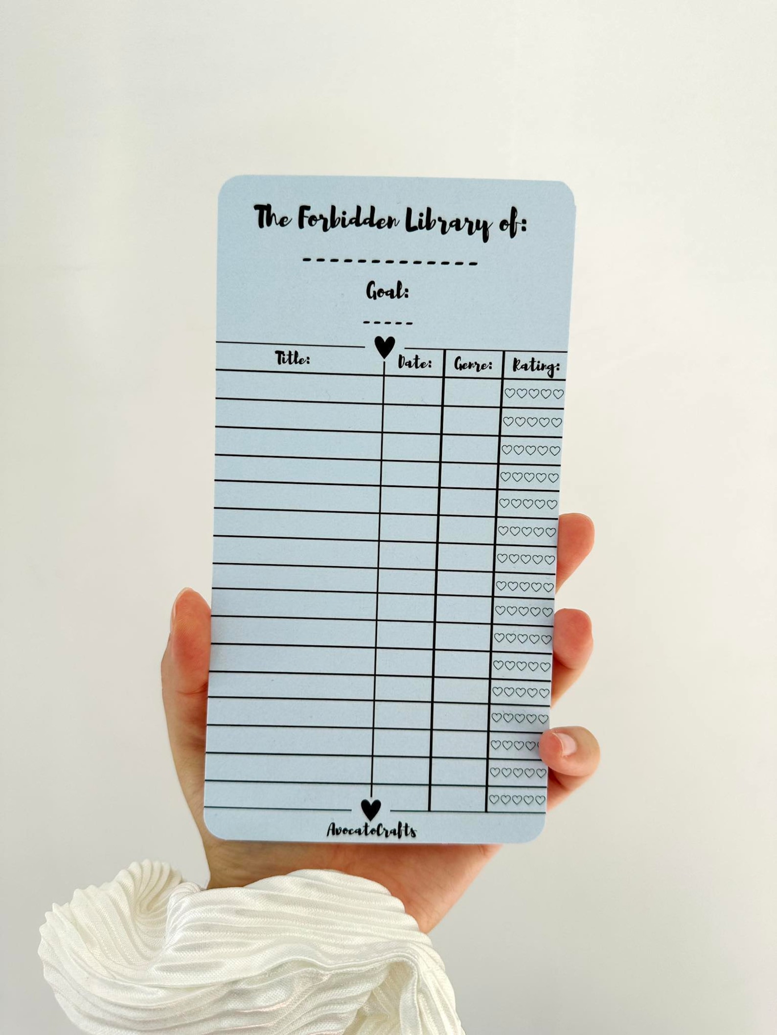 Reading Tracker, Library Card, Book Review Bookmark, Reading Journal ...