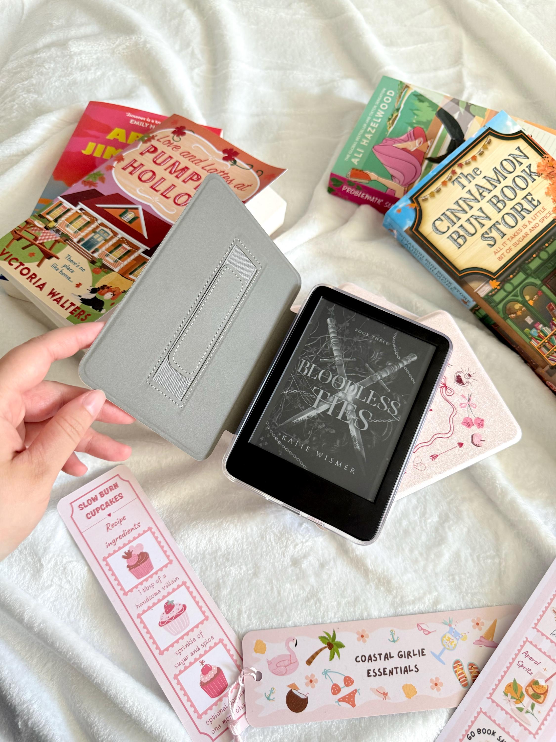 Coquette Kindle Case, Kindle Cover With Hand Strap and Clear Back ...