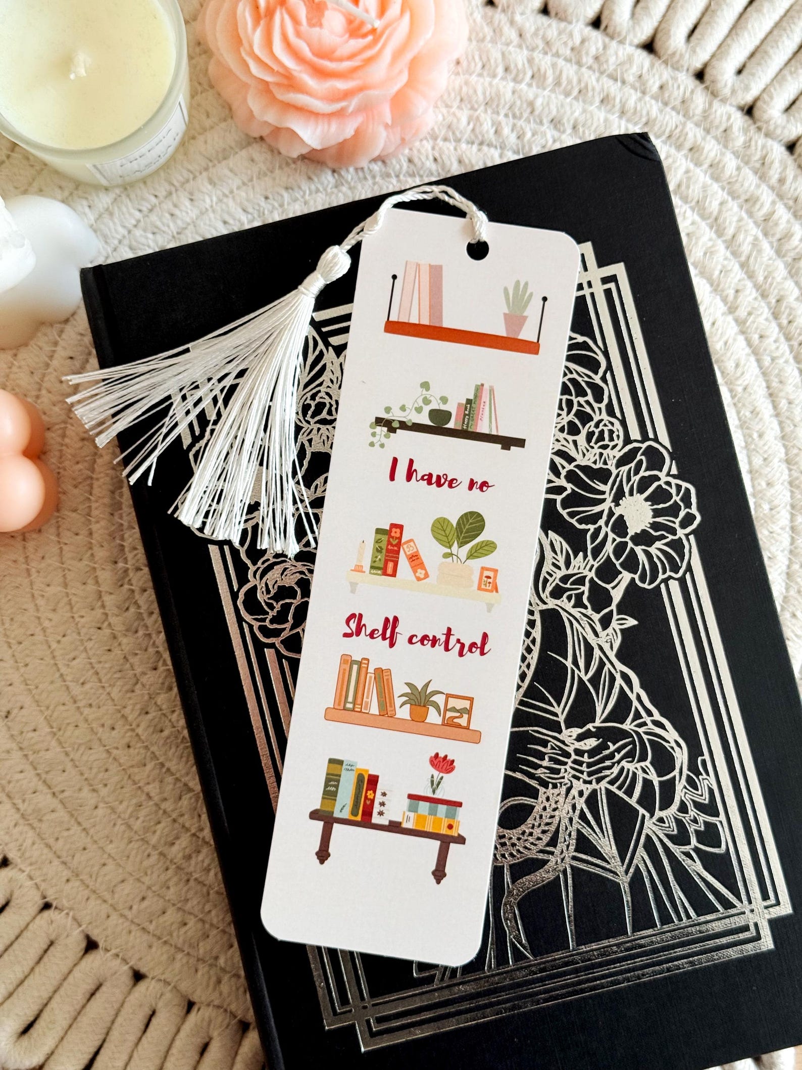 I Have No Shelf Control Bookmark, Cute Bookmark, Aesthetic Bookmark ...