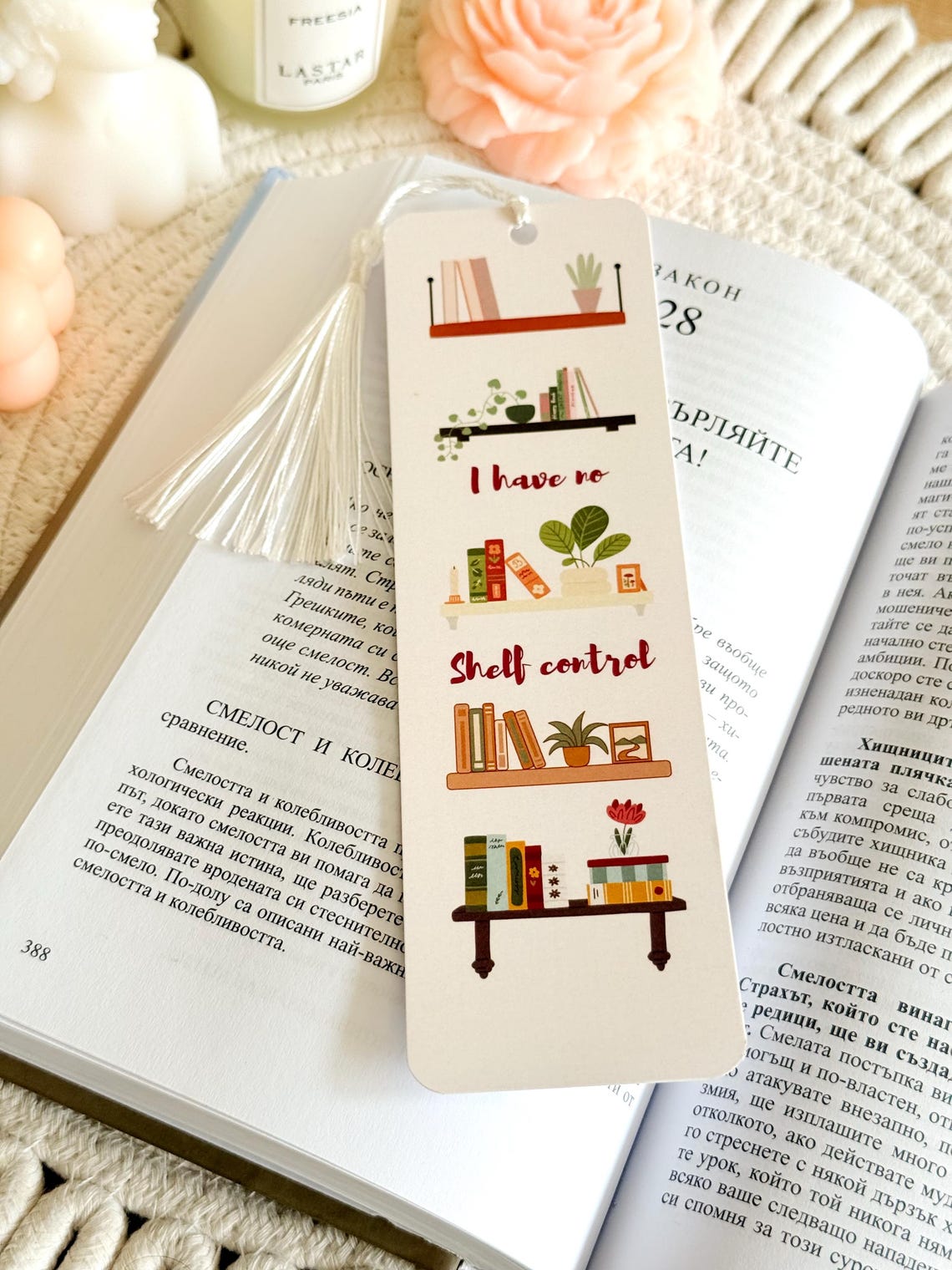 I Have No Shelf Control Bookmark, Cute Bookmark, Aesthetic Bookmark ...