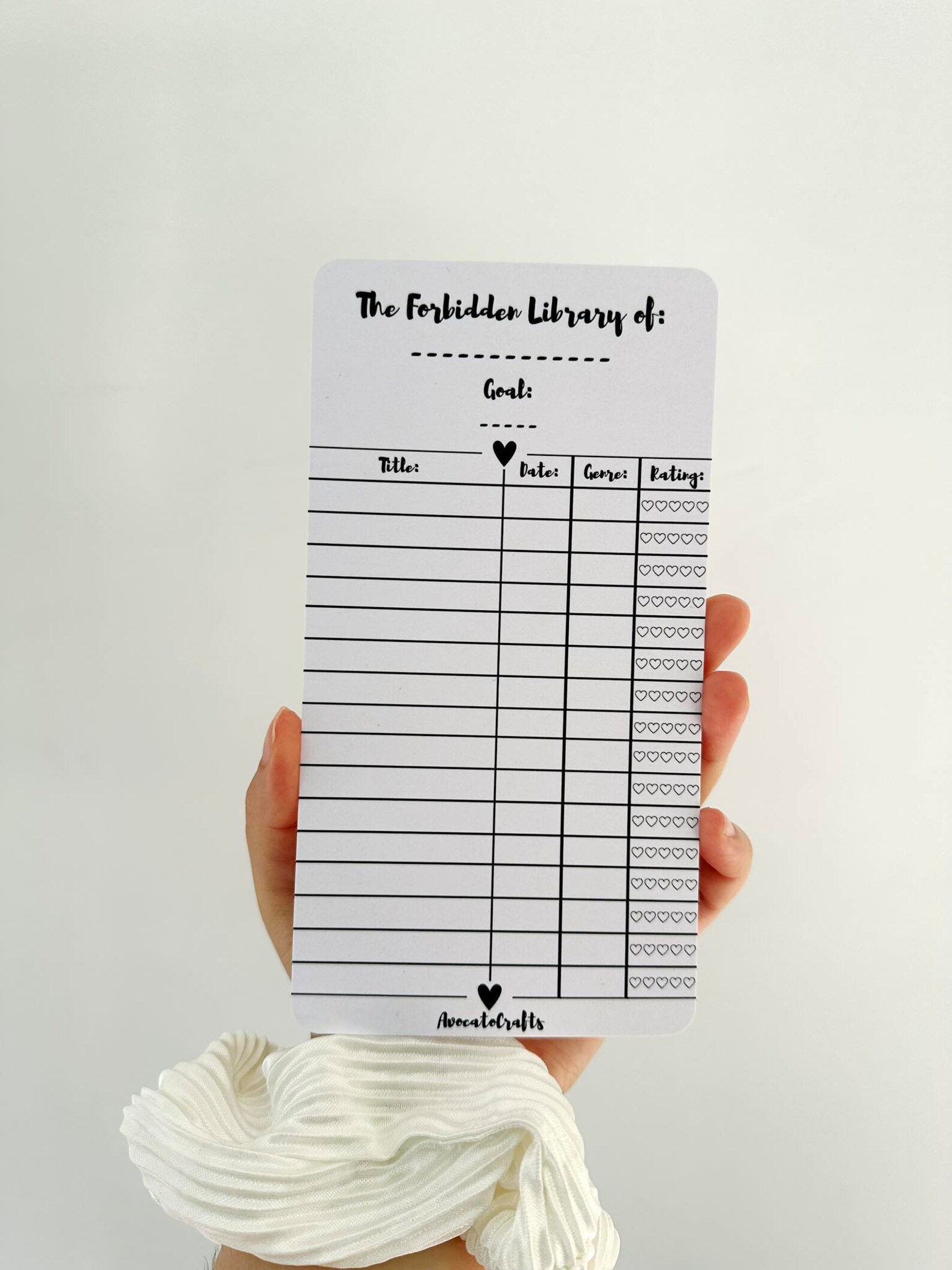 Reading Tracker, Library Card, Book Review Bookmark, Reading Journal ...