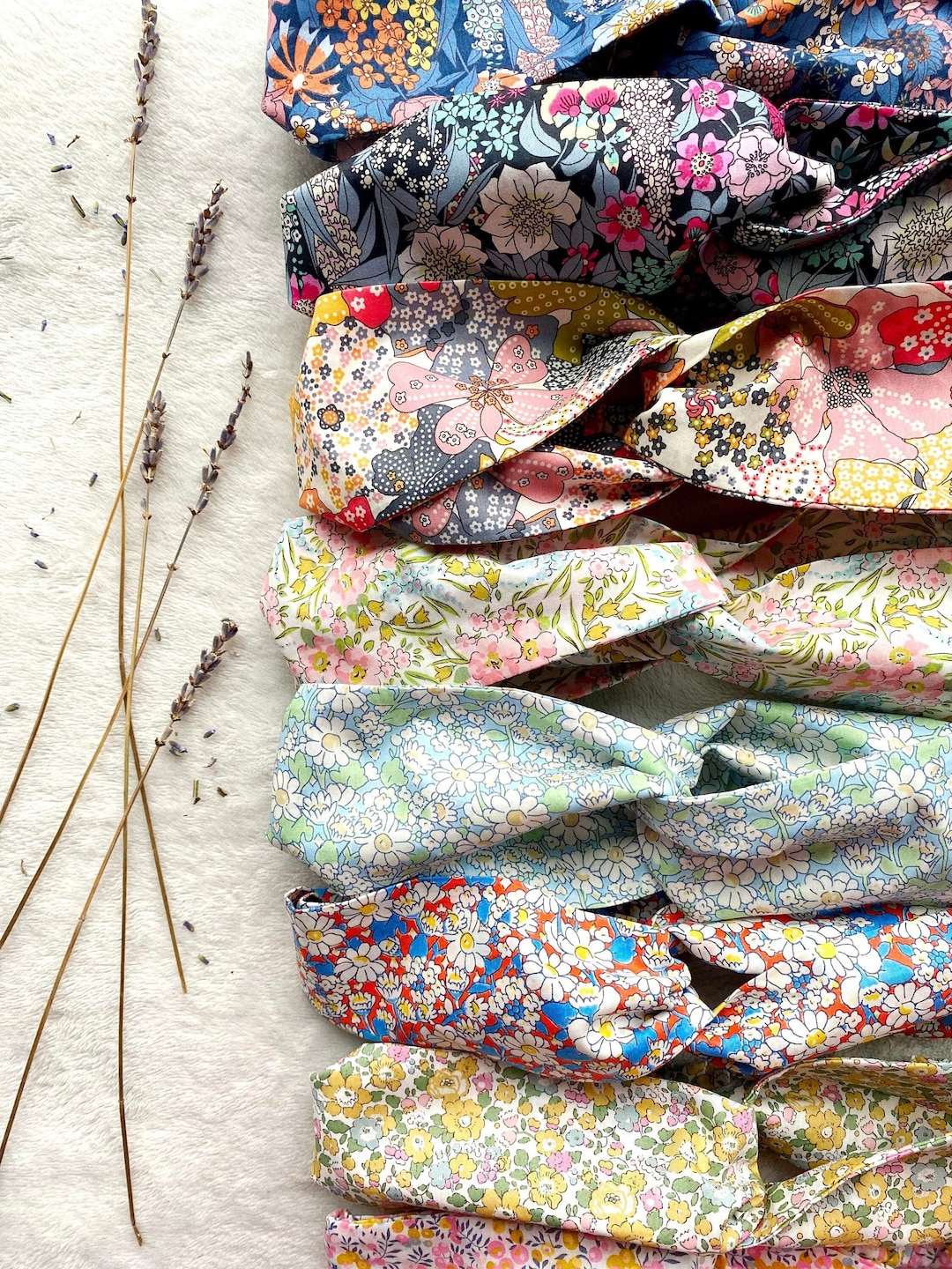 Liberty Print Headband, Twist Knot Headband, Womens Hair Accessories ...
