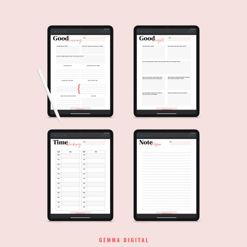 Daily Routine Printables, Morning Routine Printable, Evening Routine ...