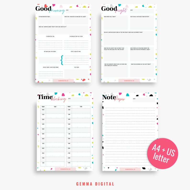 Daily Routine Printables, Morning Routine Printable, Evening Routine ...
