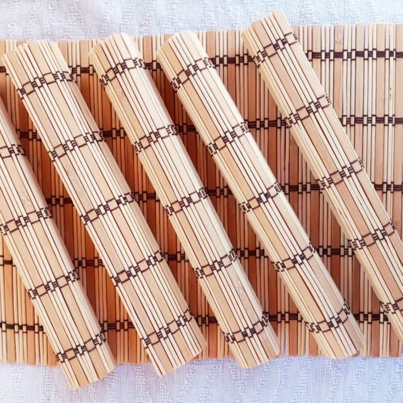 Bamboo Table Placemats - Etsy